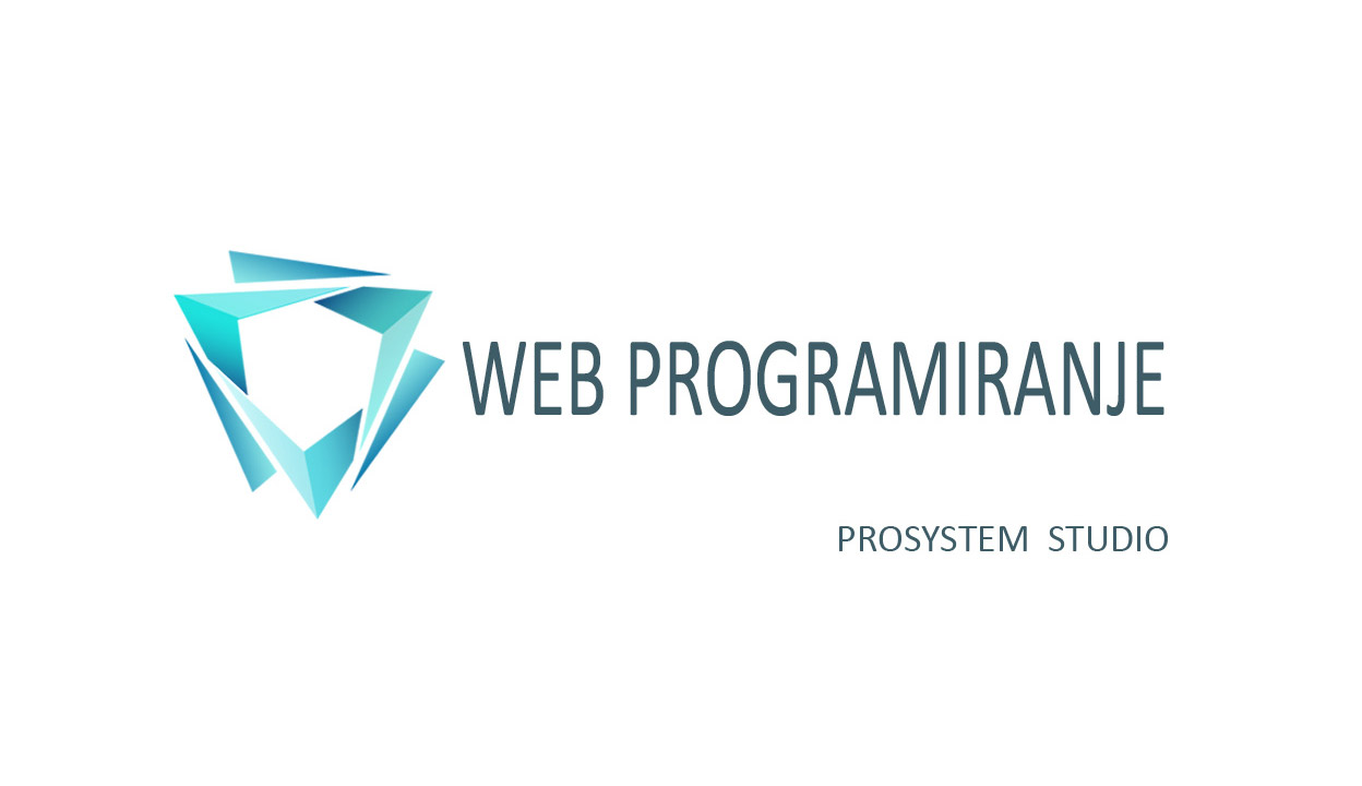 Web Programiranje